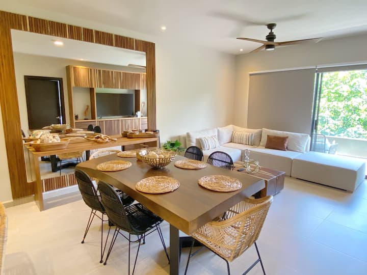 Spacious Flat 3br, 6 Pax, 10min Beach W/3 Pools. - Playa del Carmen