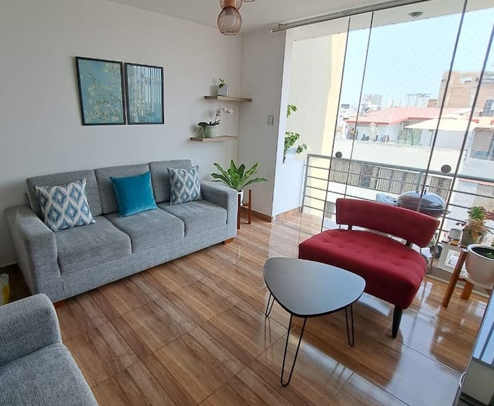 Acogedor Departamento En Barrio Turístico - Lima