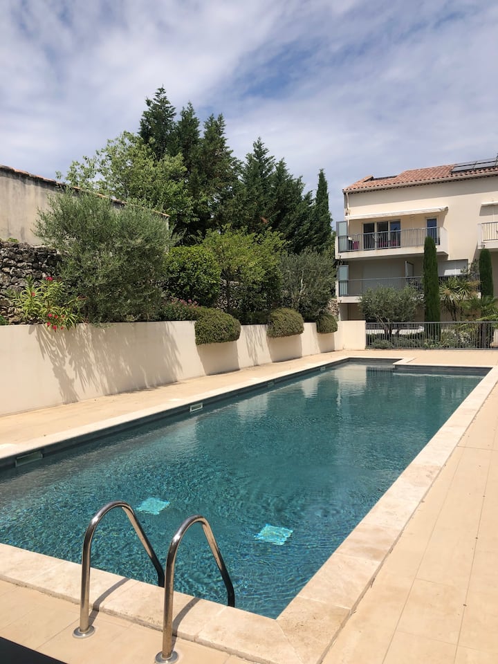 Studio Serena Piscine Centre Ville - Maussane-les-Alpilles