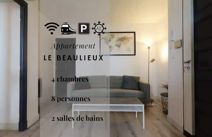 003 - Le Beaulieux T5 * 4 Chb 8pers * Clim Tram - Montpellier