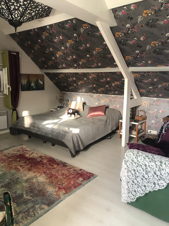 Agréable Chambre D'hôte Avec Piscine Et Patios - Honfleur