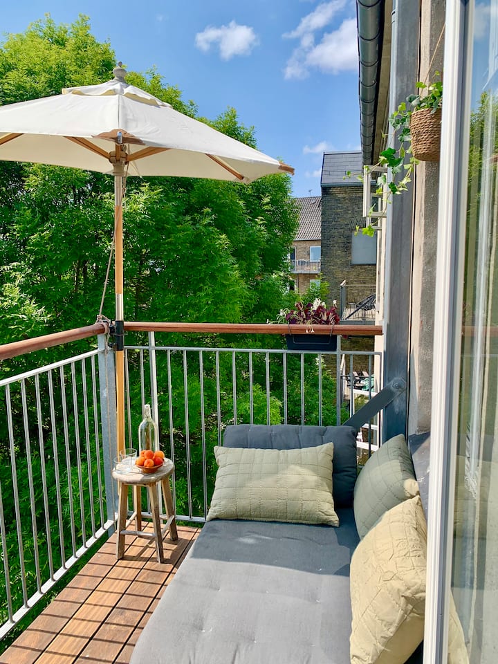 Appartement Nordique Avec Balcon & Esprit Local - Copenhaguen