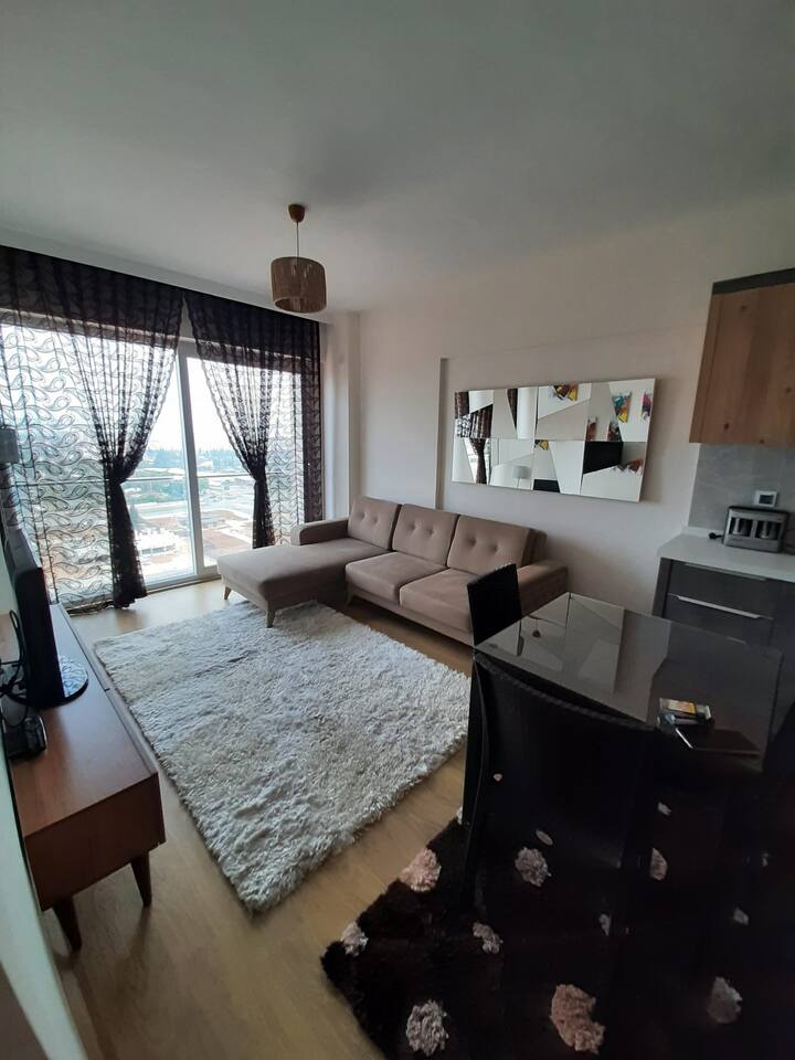 Flat W/ Shared Pool And Balcony In Kepez - Antalya
