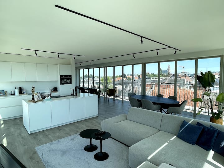 Luxurious Penthouse Near To Ghent - Wetteren