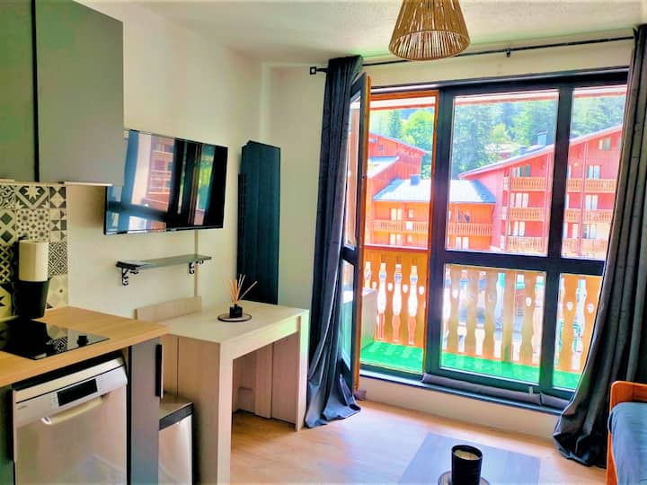 Valfrejus Studio Cosy  4pers 60 M Des Pistes - Aussois