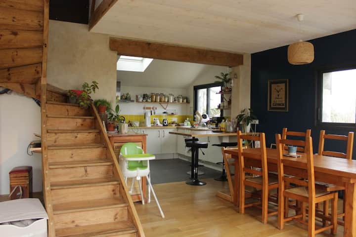 Maison Familiale Bord De Rivière, Village - Plougasnou