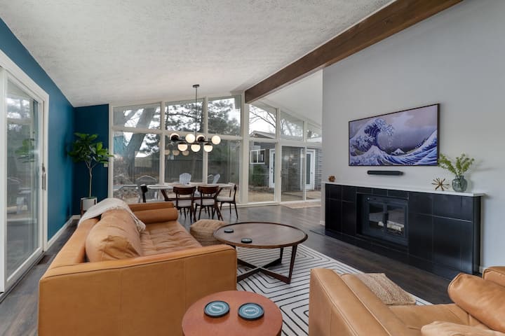 The Alice | Posh Mid Century Modern A Frame - Bloomington, IL