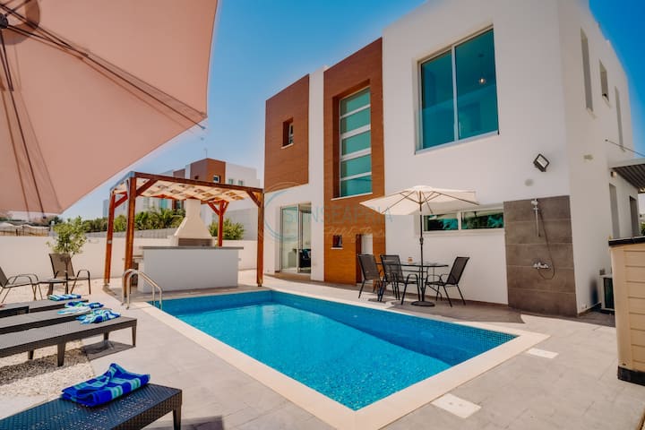 Tranquil 3-bed Villa With Pool, Close To Beach! - Famagusta