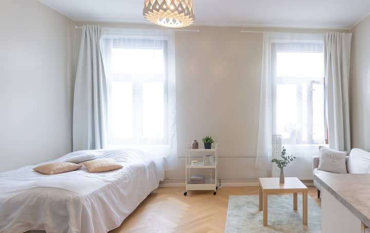 Elegantti Ja Valoisa Yksiö Punavuoren Sydämessä - Helsinki