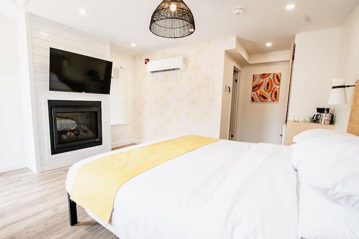 The Kiwi Motel-"the Papaya" King Suite W/fireplace - Grand Bend