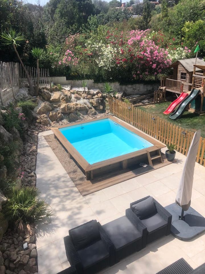 Villa Familiale Avec Piscine - Mandelieu-la-Napoule