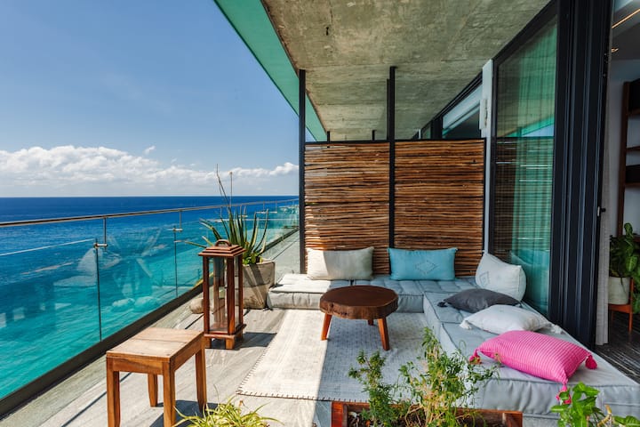 Penthouse With Ocean View In Hotel B Unique - Cozumel