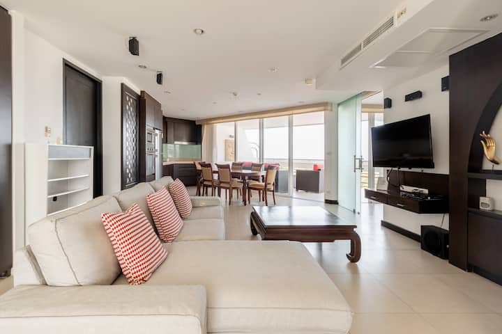Sweeping Patong Sea Views W/3 Beds + Walk To Beach - Pa Tong