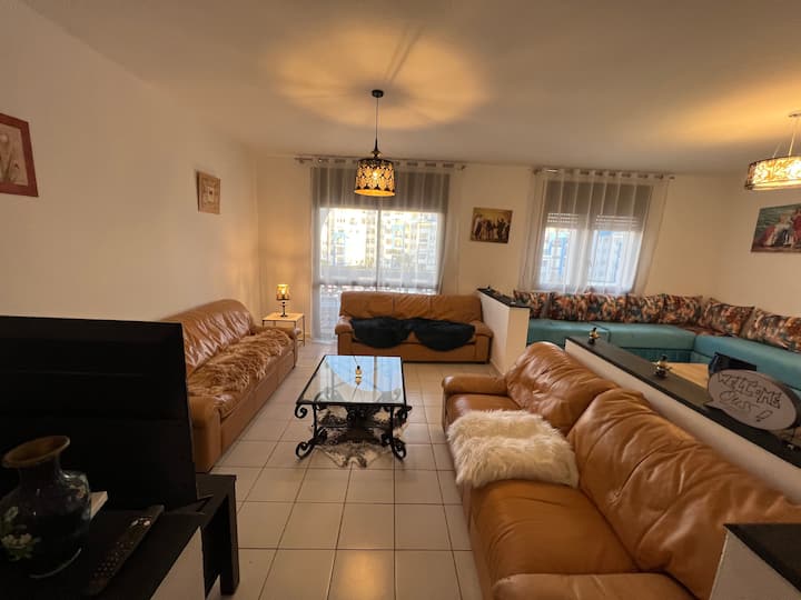 Bel Appartement Res City Jardin Vue Mer & Piscine - Martil