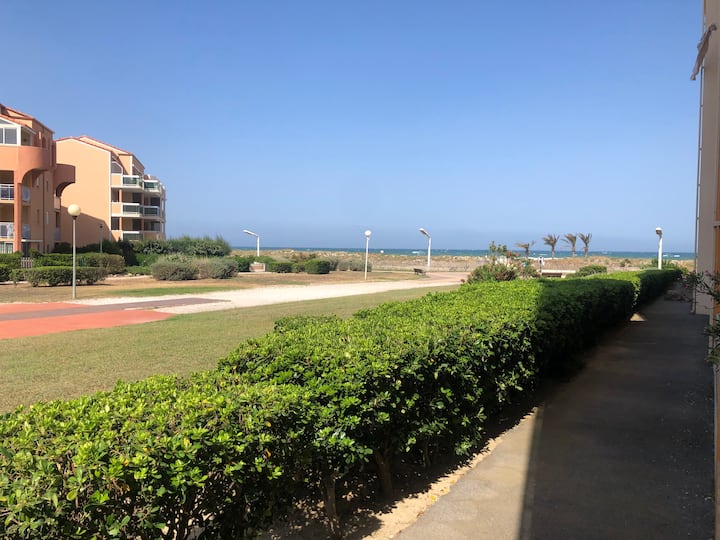 Coquet T2 Vue Mer Avec Parking Privé - Le Barcarès