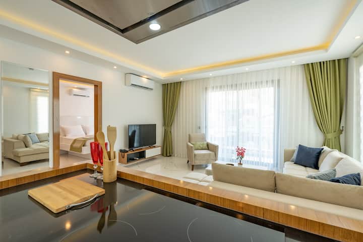 Milenyumresidence 1+1 Daire Havuz - Gümbet