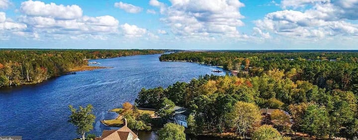 Waterfront Sweetwater Retreat Home With Riverviews - Makepeace Lake, NJ
