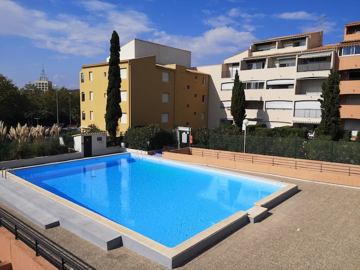 Appartement Cap D'agde Duplex 4-6 Idéalement Situé - Agde