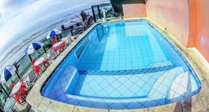 Hotel Pé Na Areia C/ Piscina Aquecida +Café - Peruíbe
