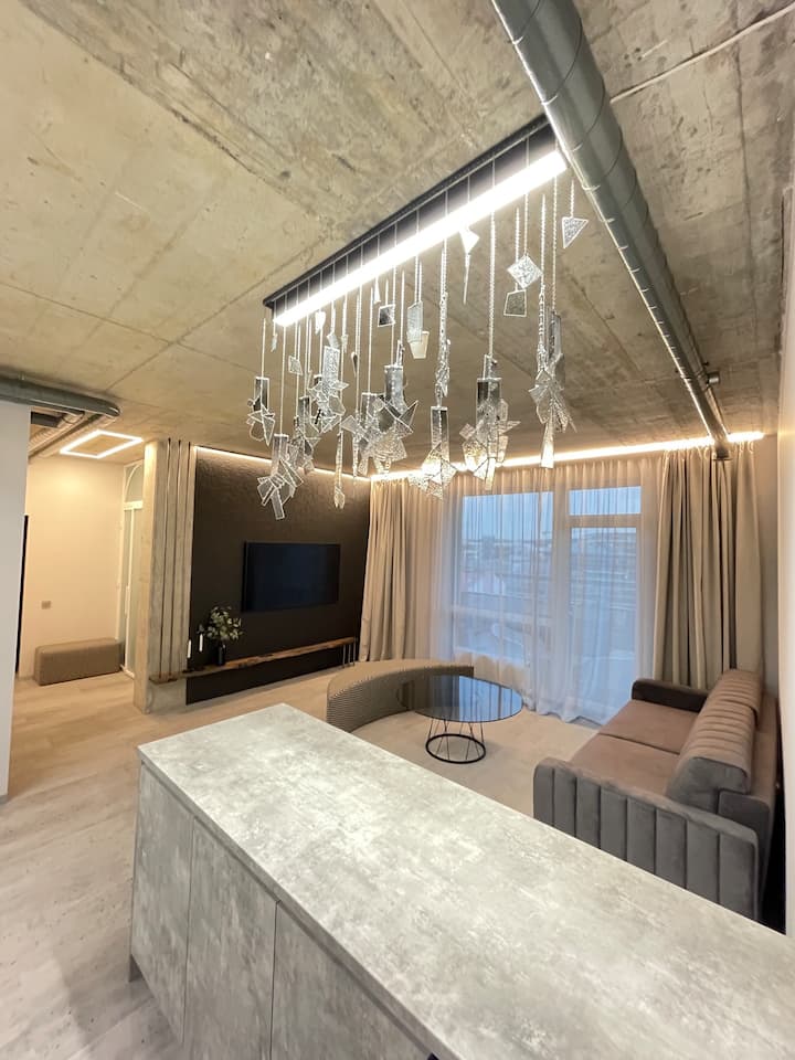 8th Floor New Luxury Loft Balcony Elevator Parking - Vilnius