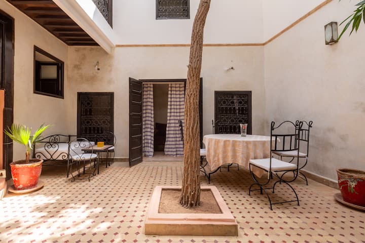 Oasis Au Cœur De La Vieille Ville De Marrakech - 馬拉卡治