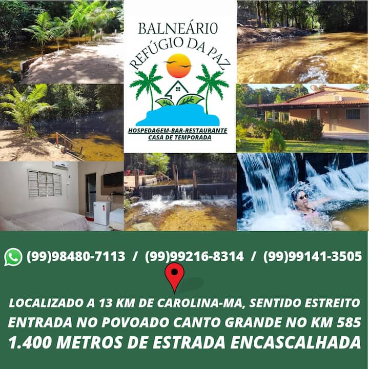 Balneario E Pousada Refúgio Da Paz. - Carolina, Brazil