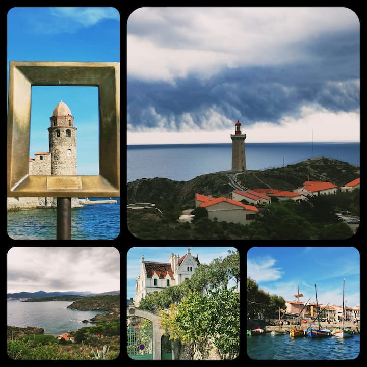 House With Lovely Sea View - Collioure