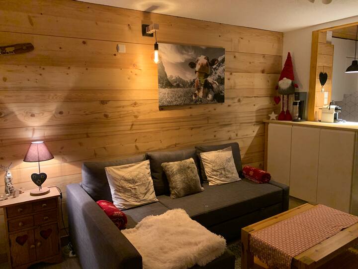 Charmant Studio Avec Terrasse Et Vue Panoramique - Samoëns