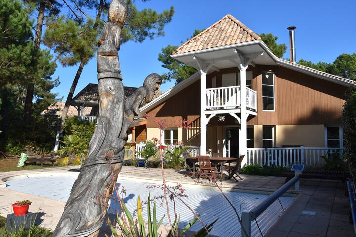 Villa à 10 Minutes De L'océan, Du Lac Et Du Golf - Lacanau