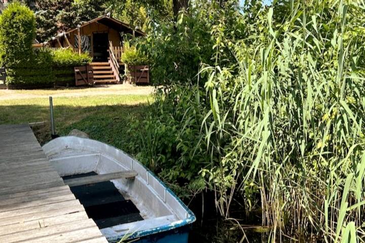 'Glamping' Angelzelt Am See Mit Steg Und Boot - Feldberger Seenlandschaft