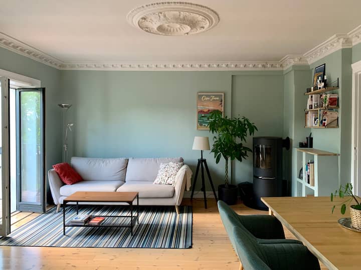 Bright, Central, With Park View And Fire Place - Oslo