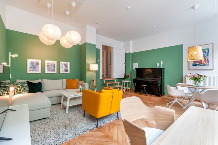 S4 „Pianosuite“ Eg Wohnen Im Kulturdenkmal - Karlsruhe