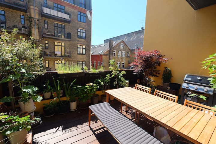 Bright Apt On Nørrebro With Amazing 20m2 Terrace - Copenhaguen
