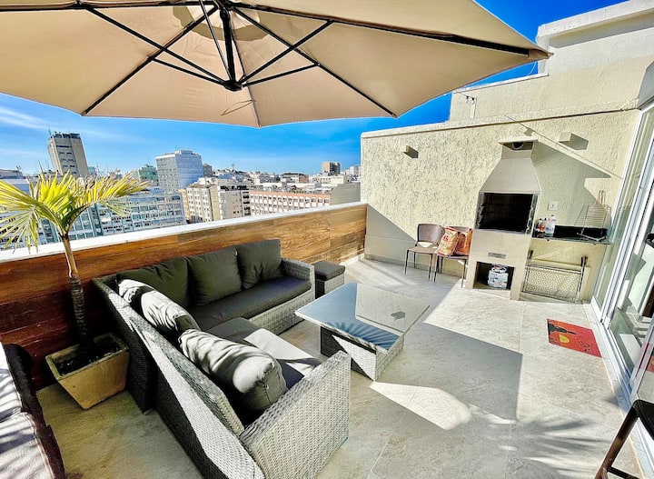 Penthouse With An Outdoor Jacuzzi And Bbq Pit. - Ipanema