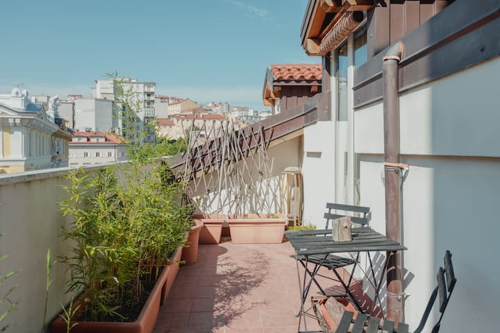 Stylish Penthouse Terrace Lift In The City Centre - Trieste