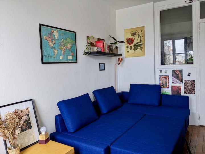Appartement Cosy à 5 Min De Paris - Buttes-Chaumont