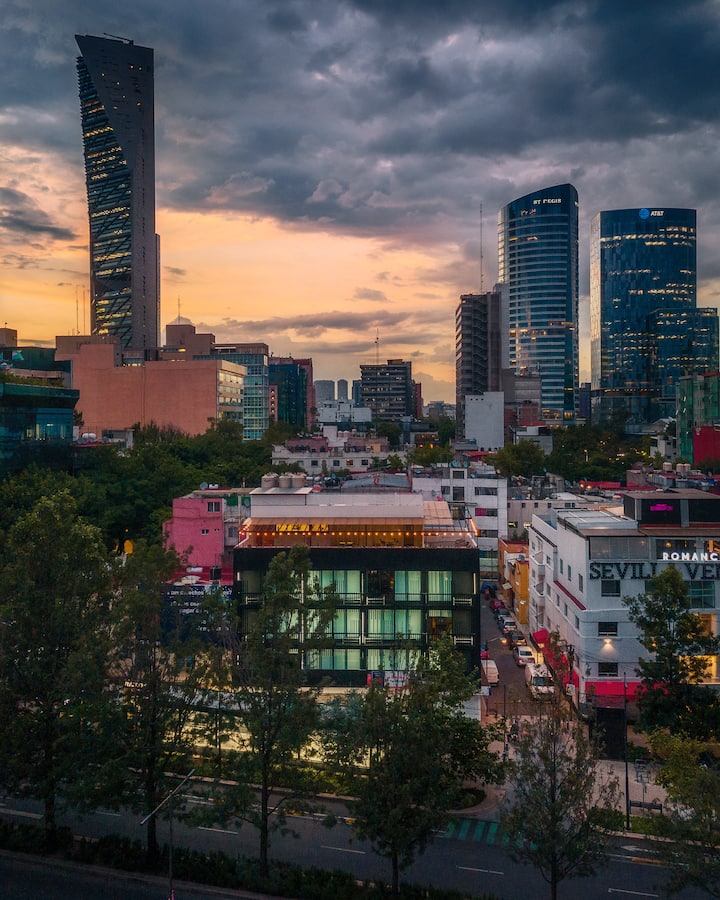 L201 New Apt 1 Bdrm 1 Bath Fits 6 Ac Rooftop - Ciudad de México