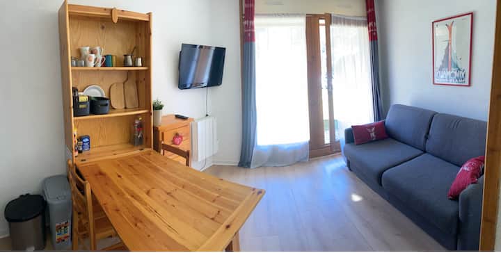 Studio 4 Personnes Au Coeur De La Station - Les Contamines-Montjoie