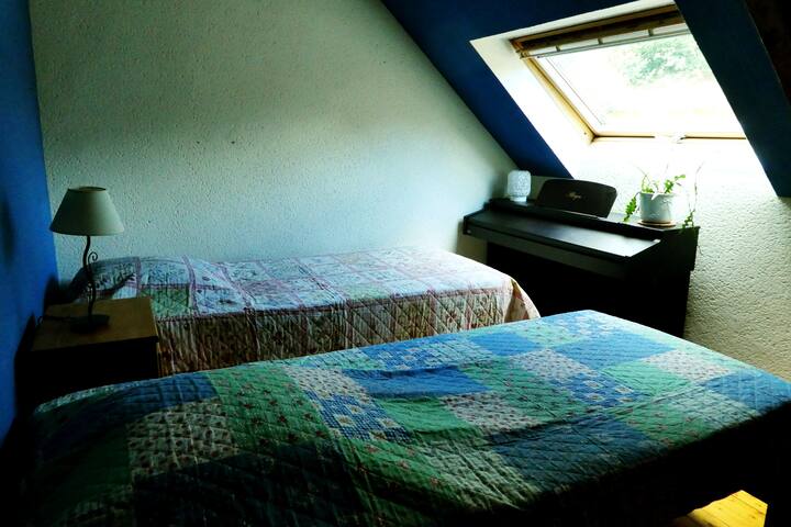 Chambre Bleue Dans Une Longère De Brière - Pontchâteau