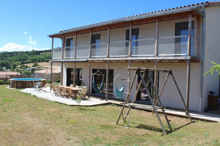 Magnifique Villa Bioclimatique Avec Piscine - Crest