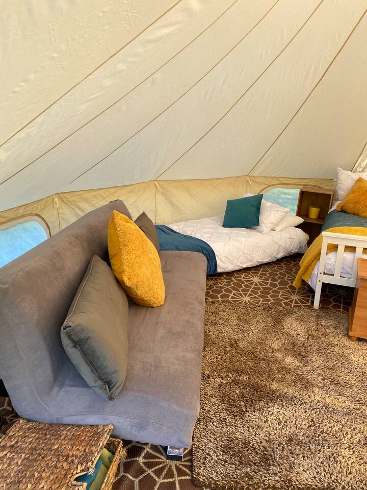 Bluebell, Delightful Glamping In Our 6m Bell Tent - Oswestry