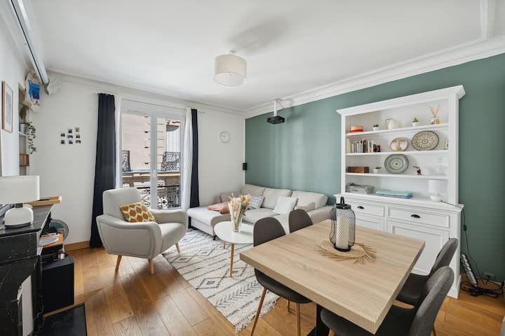 Batignolles - 2 Pièces - Appartement Cosy Et Calme - Paris