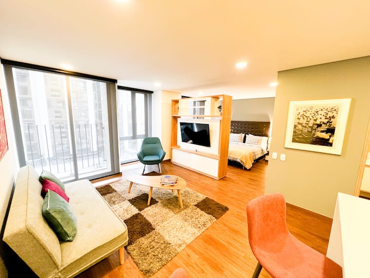 Loft In International Center With Pool And Sauna - Bogota