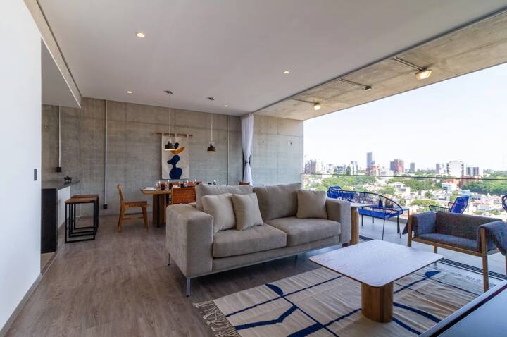 Apto. Piso 11 Con Excelente Vista En Chapultepec - 과달라하라