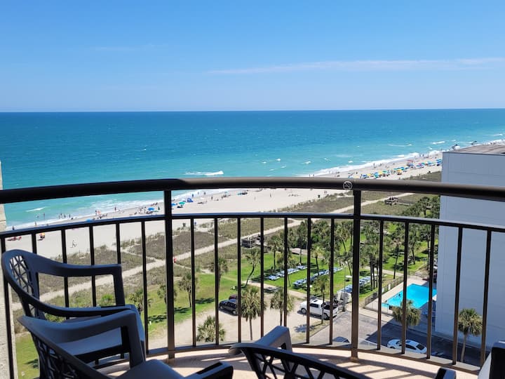 Ocean View Myrtle Beach Condo | Pools & Hot Tubs - Myrtle Beach, SC