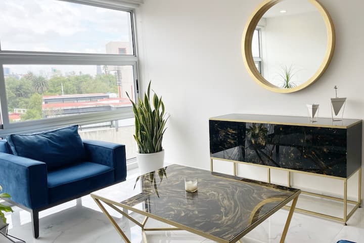 Get Inspired From An Apt W/ Rooftop, Pool And Gym - Mexico City