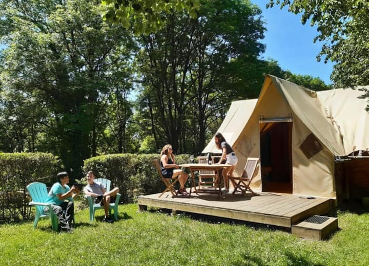 Tente Lodge Avec Salle De Bain - Navarrenx