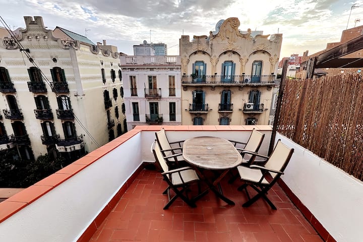 Precioso Loft Con Terraza - Barcelone