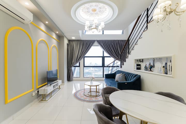 Arte Mont Kiara 2br Duplex|jacuzzi Pool Gym 4 Pax - Kepong