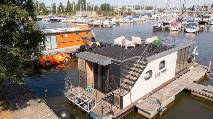 Heerlijk Overnachten Op De Houseboat Happy - Stavoren